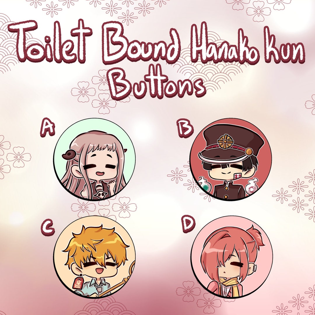 Hanako-kun Buttons - Etsy