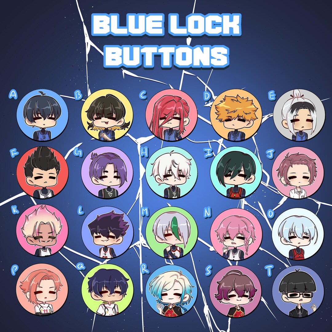 Blu Lock Buttons - Etsy