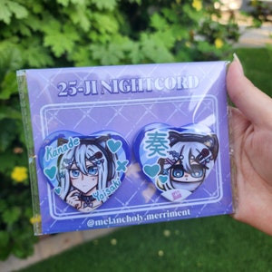 I Nandesu Heart Button Packs - Etsy