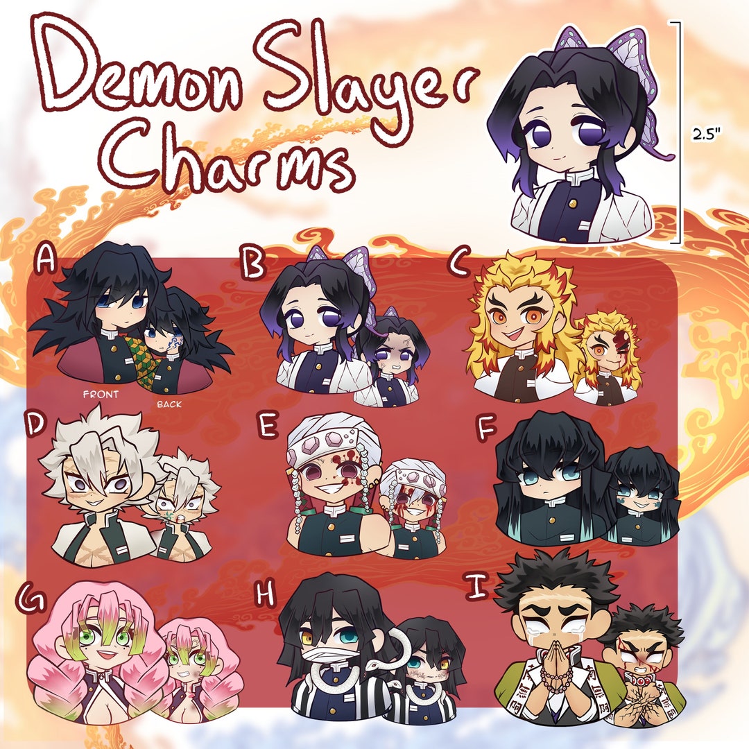 Demon Killer Charms - Etsy