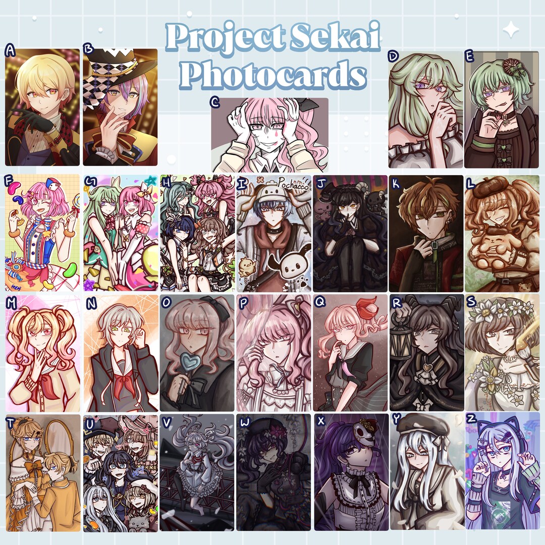 Project Sekai Photocards - Etsy