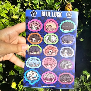 Blue Lock Sticker Sheet - Etsy