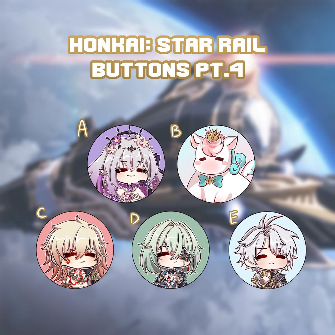 Honkai: Star Rail Buttons Pt.4 - Etsy