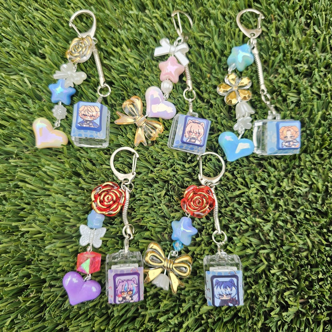 Project Sekai White Day Keycap Keychains - Etsy