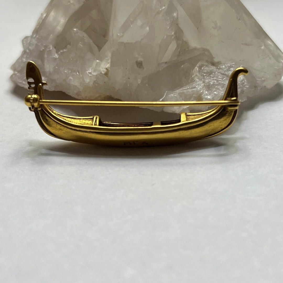 Vintage MFA Gondola Boat Brooch, Museum of Fine Art Brooch - Etsy