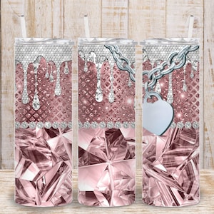 Digital Rose Bling Glam 20oz Tumbler Wrap - PNG Sublimation 300 Dpi - Etsy