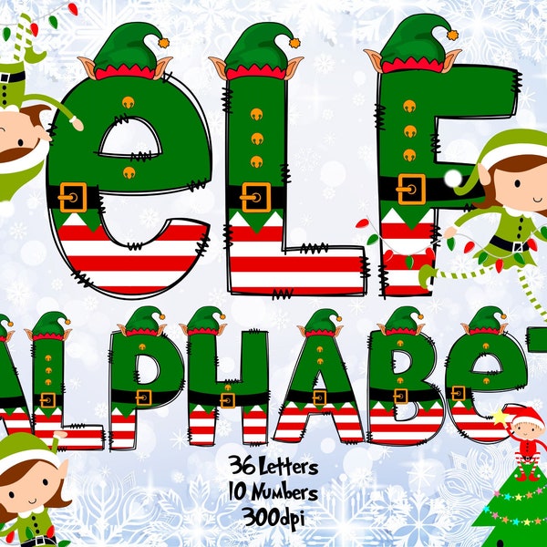 Elf on Shelf Font - Etsy