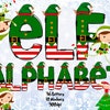 Christmas Elf Alphabet Clipart: Festive Holiday Letters & Numbers PNG ...