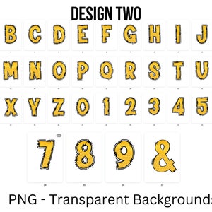 Digital Bee Spring Alpha Doodle Alphabet - Spring Clipart PNG Bundle ...
