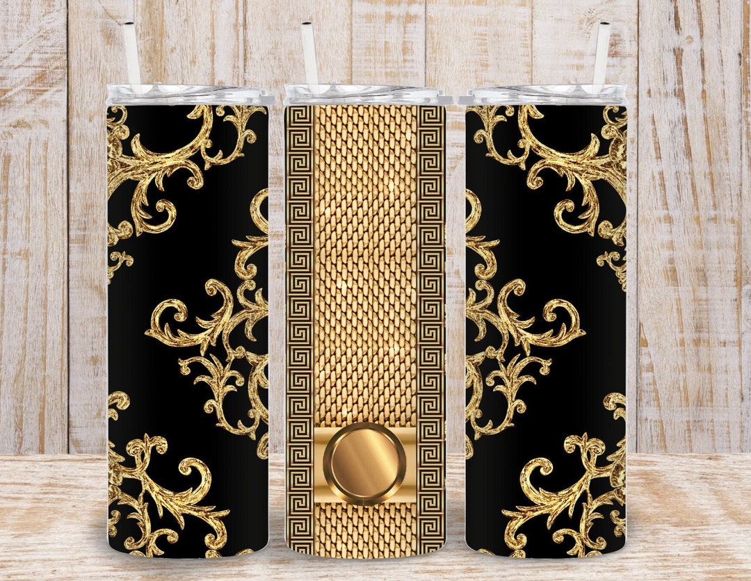 Digital Greek Baroque Design 20oz Tumbler Wrap - PNG Sublimation 300 ...