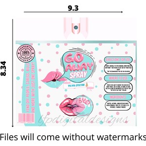 Digital Be Gone Spray Bottle 20oz Tumbler Wrap Repellent Tumbler Wrap ...