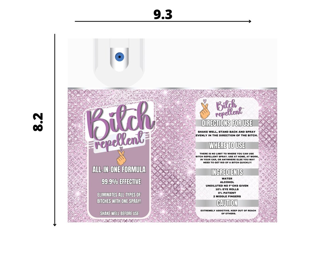Digital Be Gone Repellent Spray Bottle 20oz Tumbler Wrap - PNG ...
