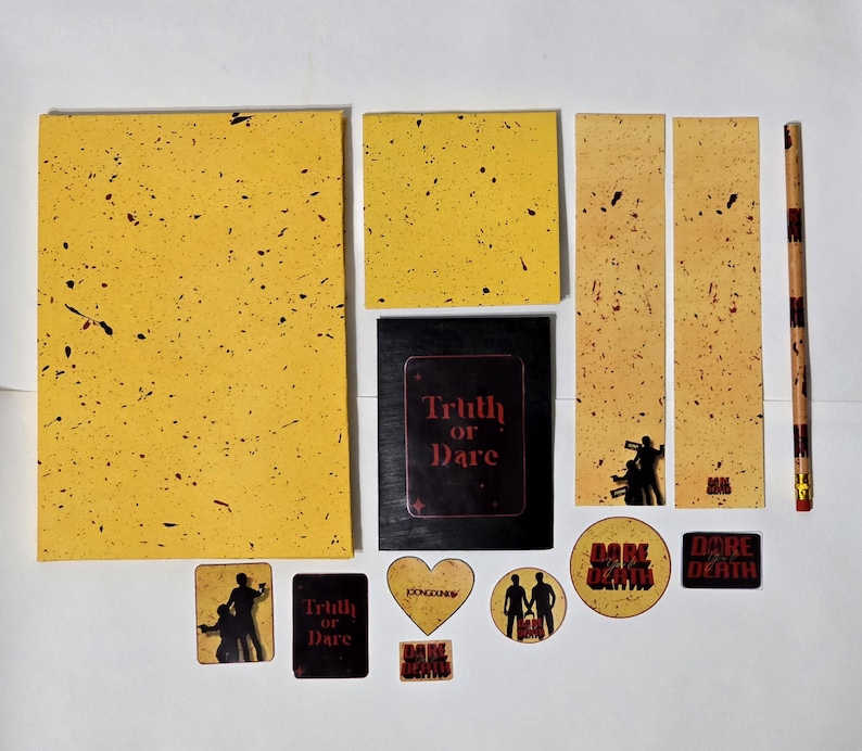 Dare You to Death Themed Stationery Set Bundle | BL Joongdunk | BL ...