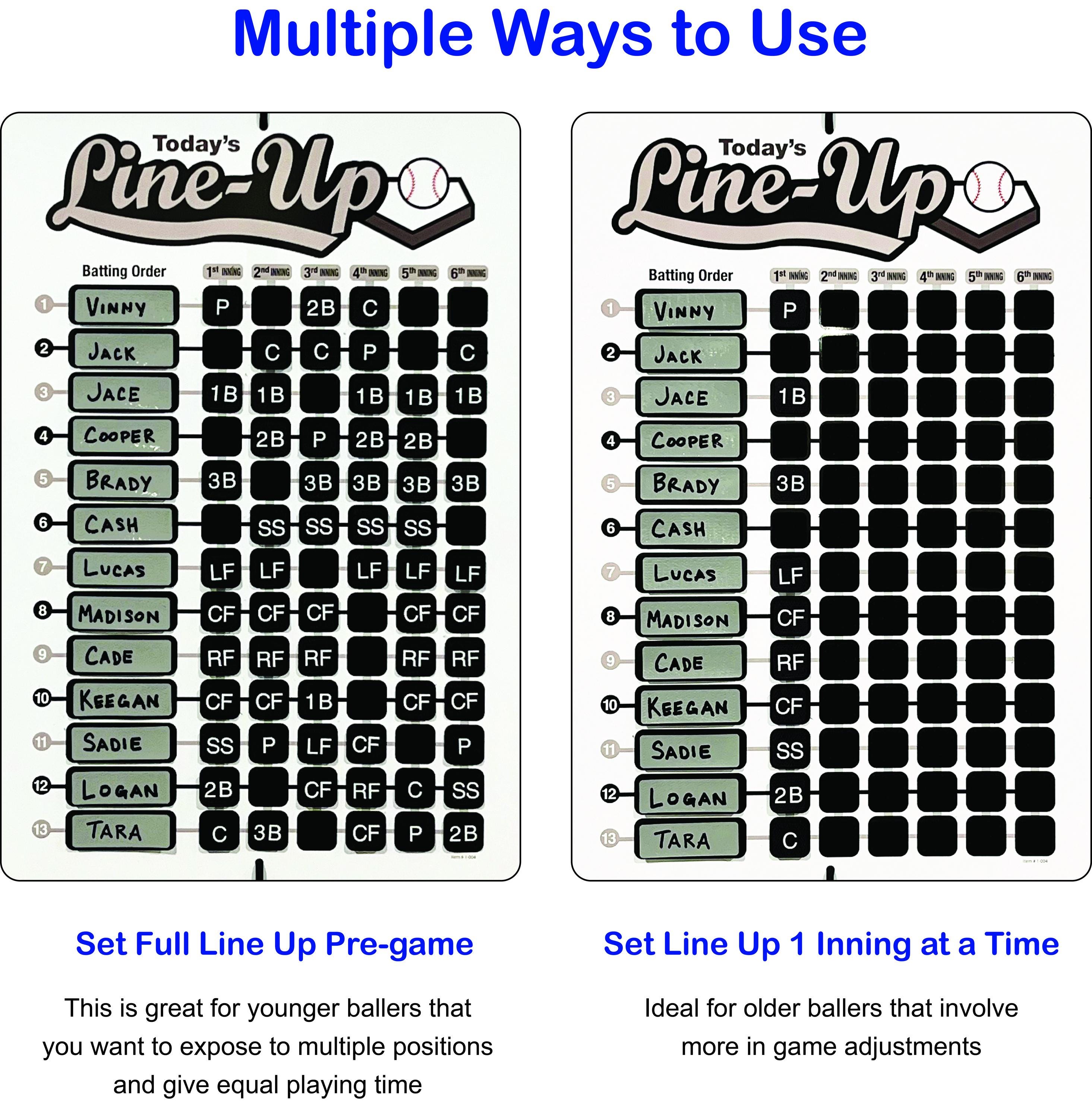 Position Letters for Line up Board - BLACK - Etsy