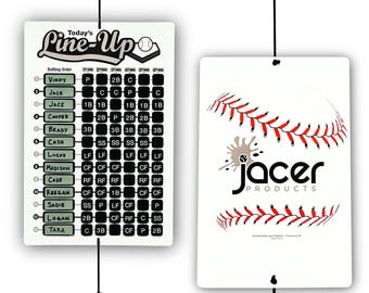 Line up Board for Baseball Softball - Etsy