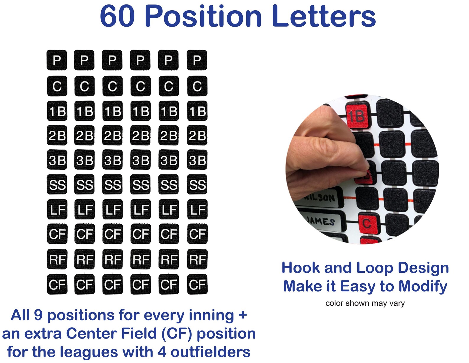 Position Letters for Line up Board - BLACK - Etsy