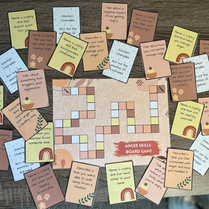 Anger Management Board Game, Mental Health Tool - Etsy