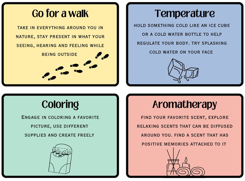 Coping Skills Bundle, Games, Coping Cards, Fortune Teller, Board Game ...