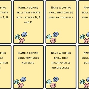 Coping Skills Bundle, Games, Coping Cards, Fortune Teller, Board Game ...