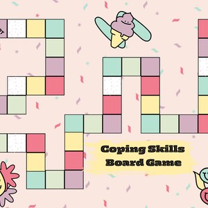 Group Therapy Board Game Bundle, Coping Skills, Anger Management Skills ...