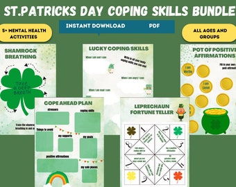 Coping Skills Flash Cards Mental Health Skills CBT/DBT - Etsy