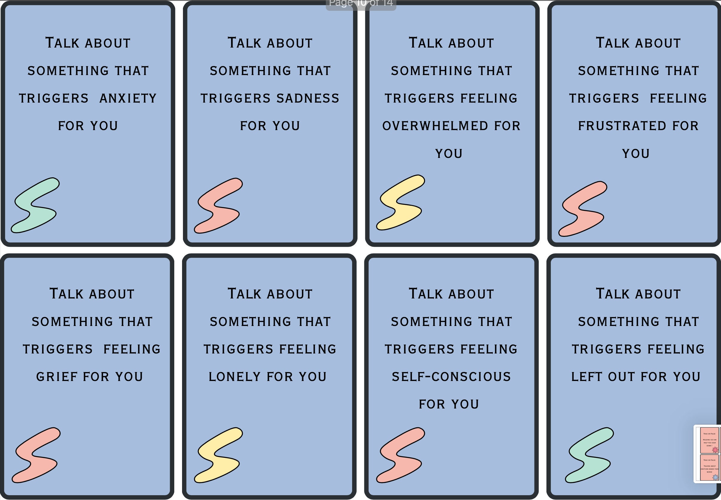 Coping Skills Bundle, Mental Health Tool, Coping Skills Game, Anxiety ...