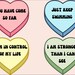 Positive Affirmation Valentines, Valentine Cards, Candy Hearts, Mental ...