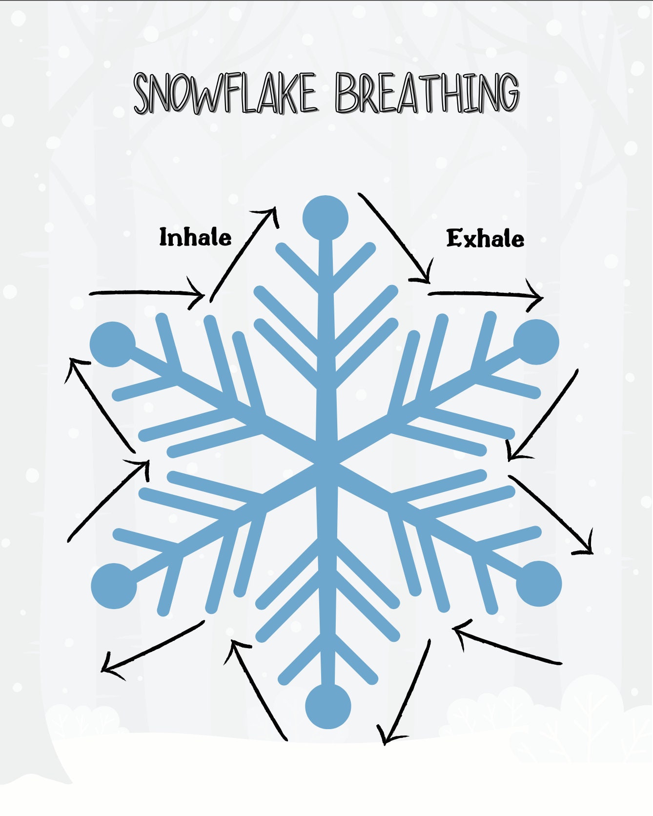 Coping Skills Worksheets, Winter Theme, Depression, Anxiety, Mental ...