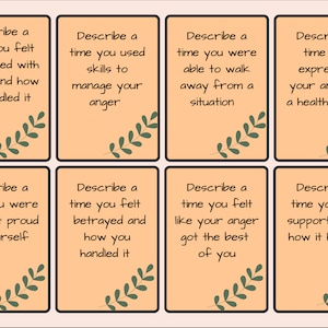 Anger Management Board Game, Mental Health Tool - Etsy