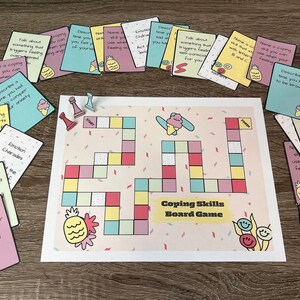 Group Therapy Board Game Bundle, Coping Skills, Anger Management Skills ...