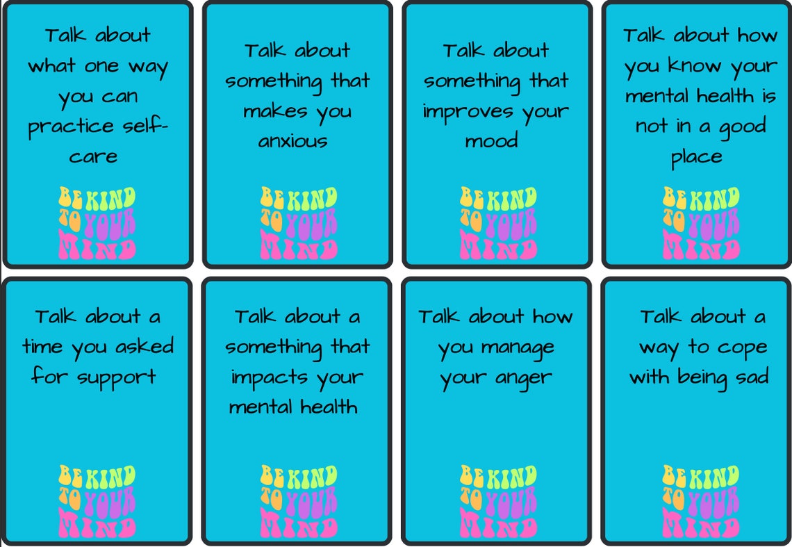 Mental Health Board Game - Etsy
