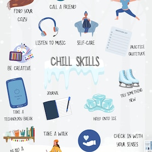 Coping Skills Worksheets, Winter Theme, Depression, Anxiety, Mental ...