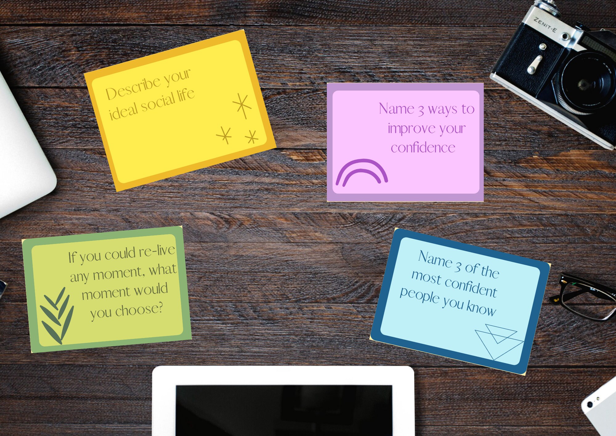 Ice Breaker Cards: Self-esteem, Social Skills, Mental Health, Therapy ...