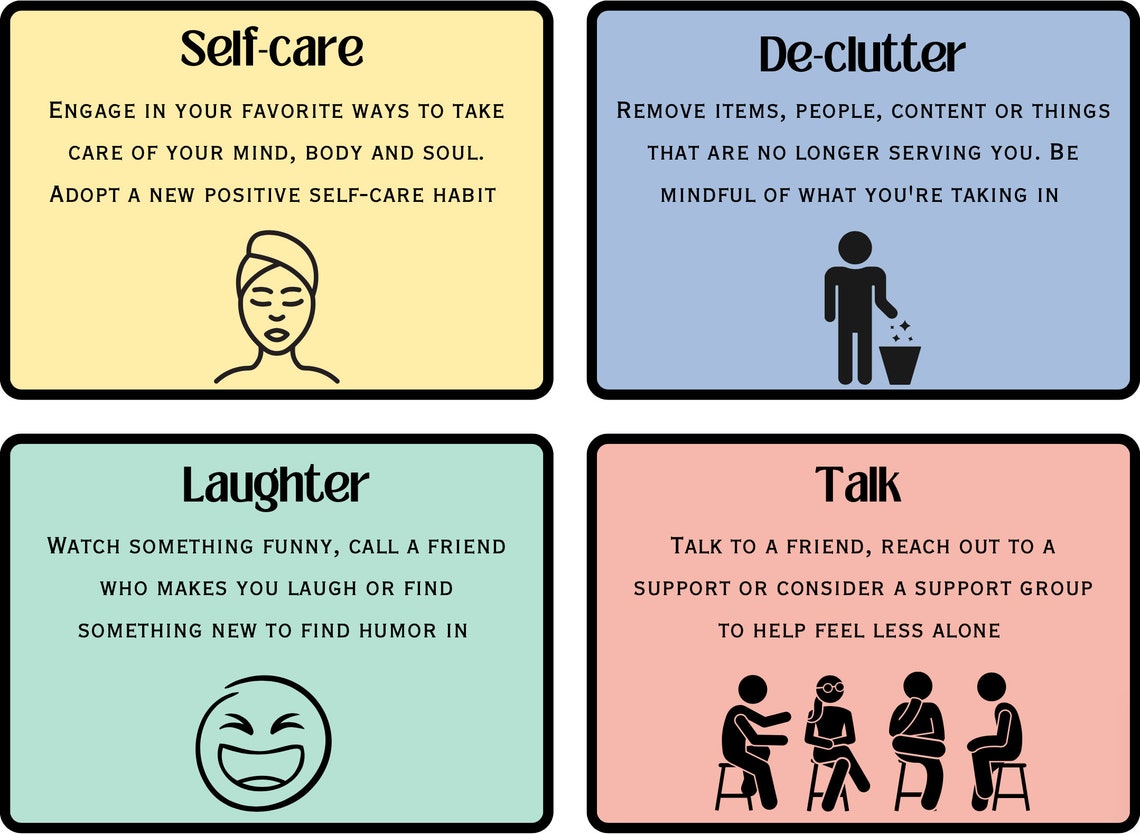 Coping Skills Bundle, Mental Health Tool, Coping Skills Game, Anxiety ...