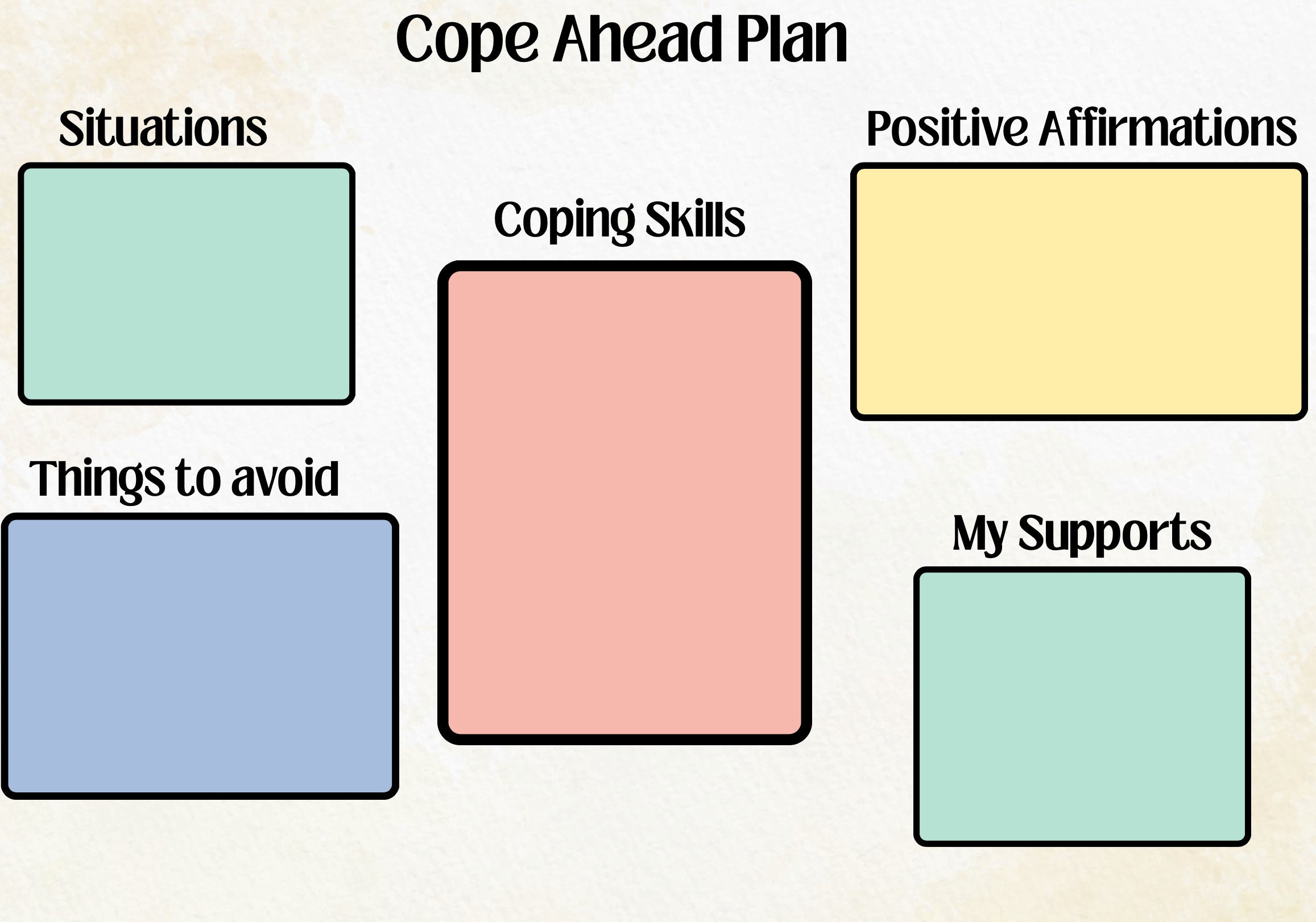 Coping Skills Bundle, Games, Coping Cards, Fortune Teller, Board Game ...