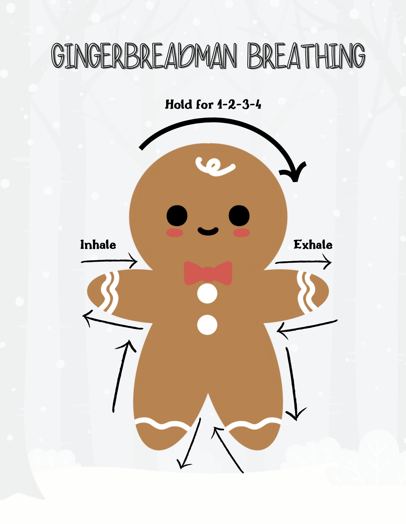 Mindful Breathing Exercises, Winter Themed, Social Skills, Group ...