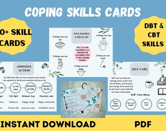 Coping Cards - Etsy