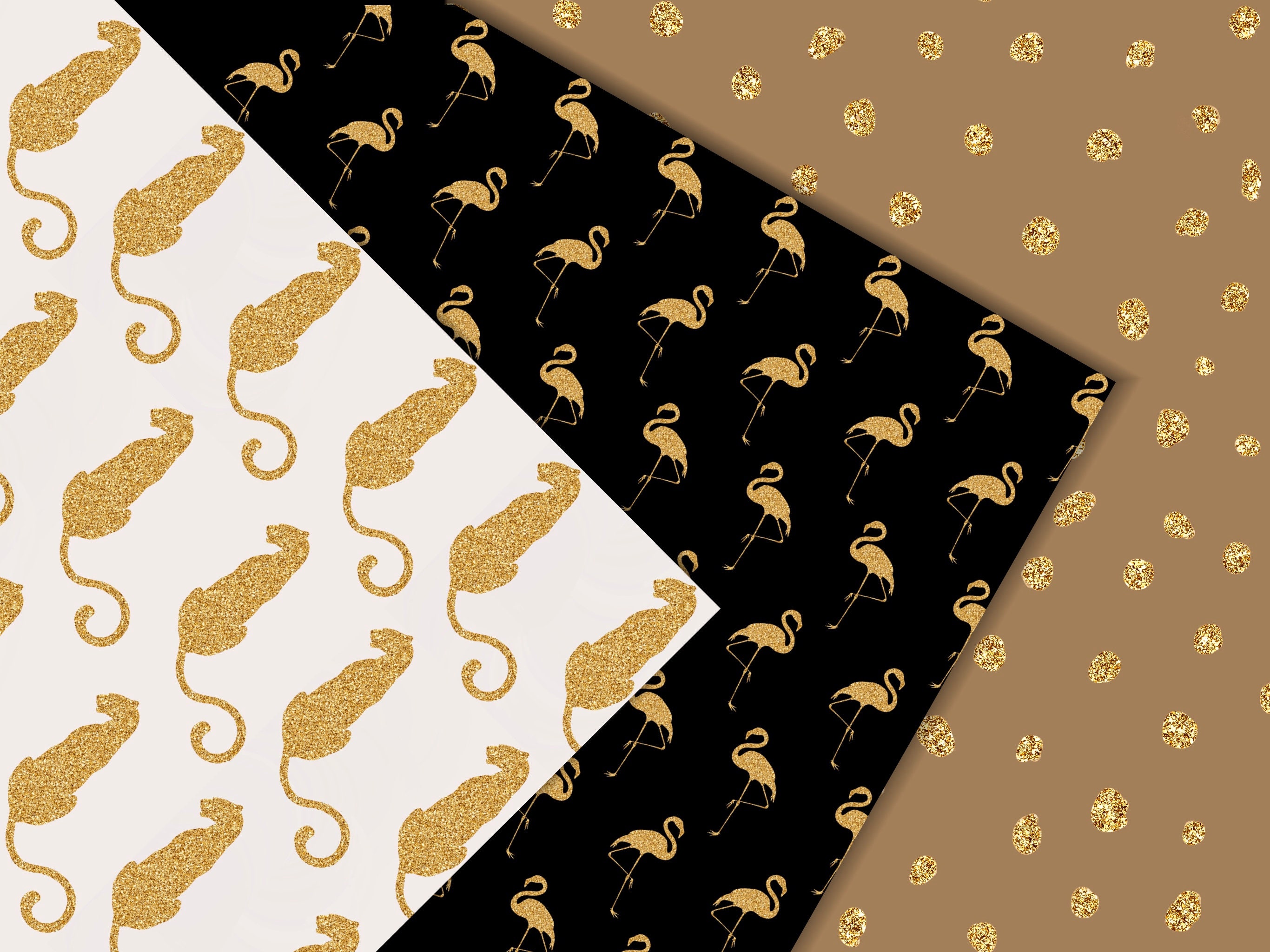 Seamless Luxury Gold Animal Print, Seamless Animal Print, Printable ...