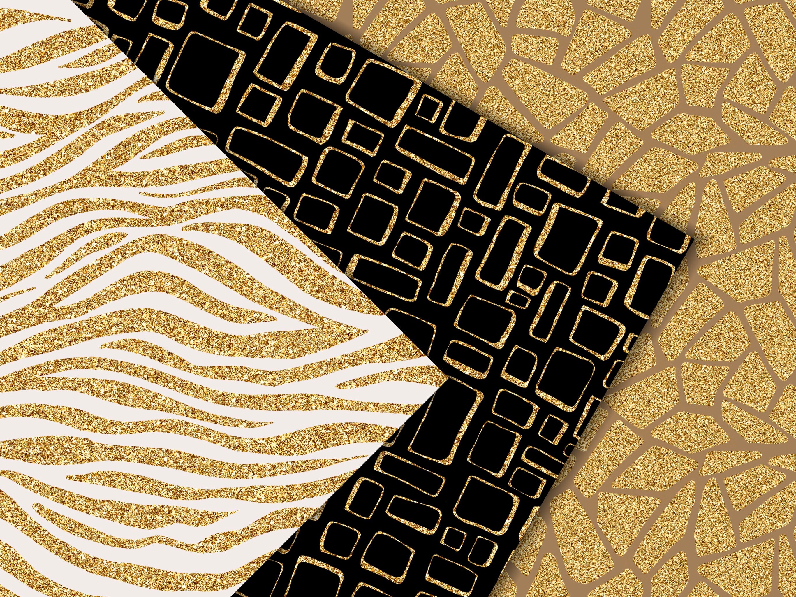 Seamless Luxury Gold Animal Print, Seamless Animal Print, Printable ...
