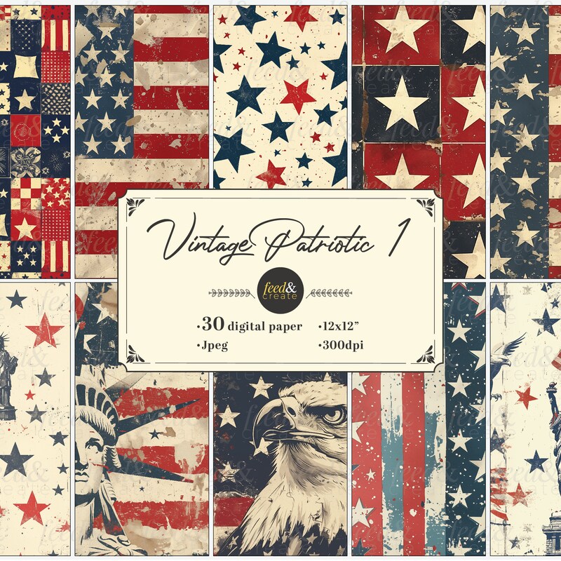 Patriotic Paper - Etsy