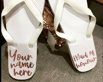 Bridal Flip Flops | Etsy