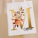 Initial Alphabet Letter-letters Tote Bag-personalized Tote Bag-custom ...