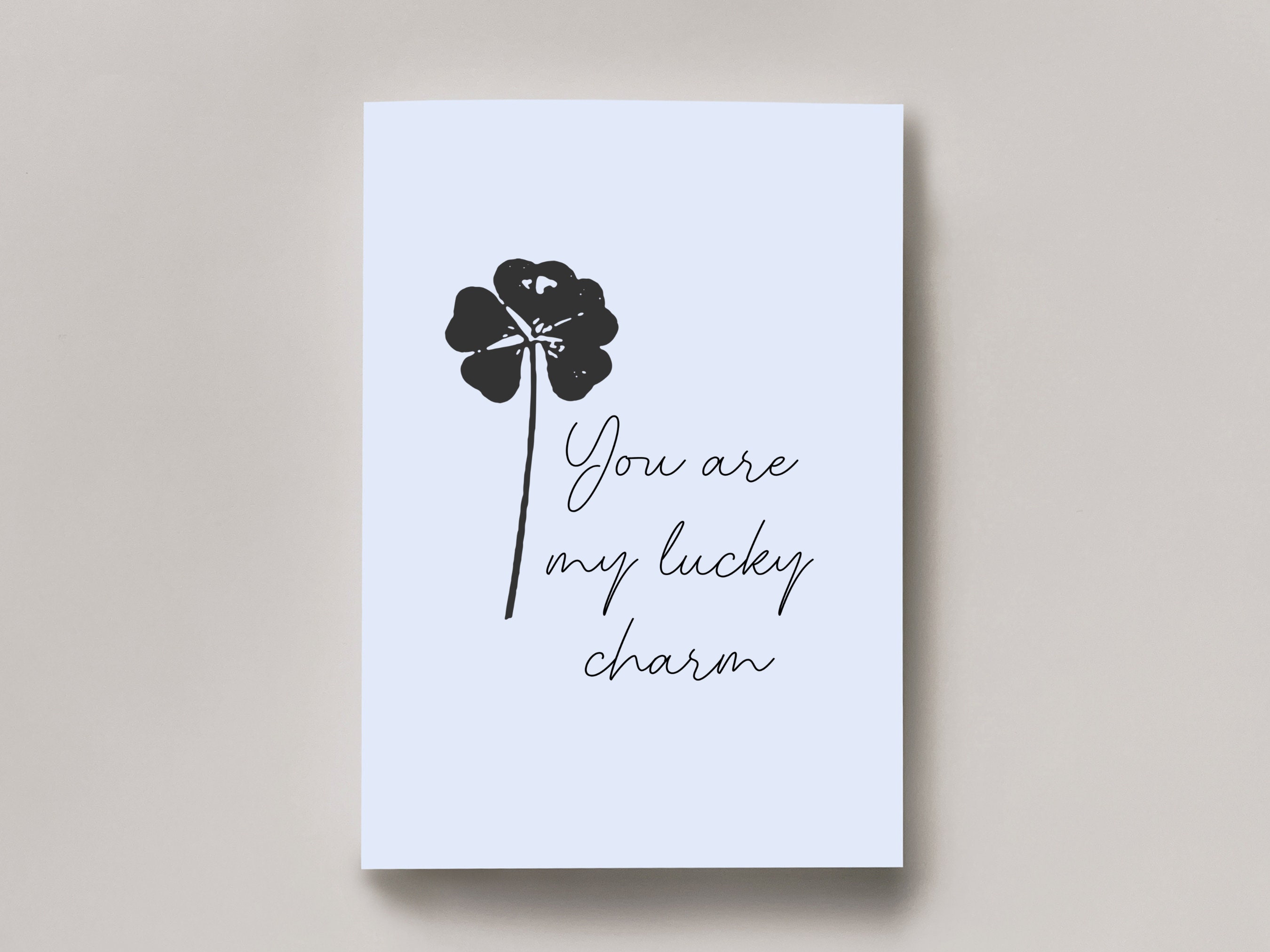 You Are My Lucky Charm Quote Printable for Couples - Etsy
