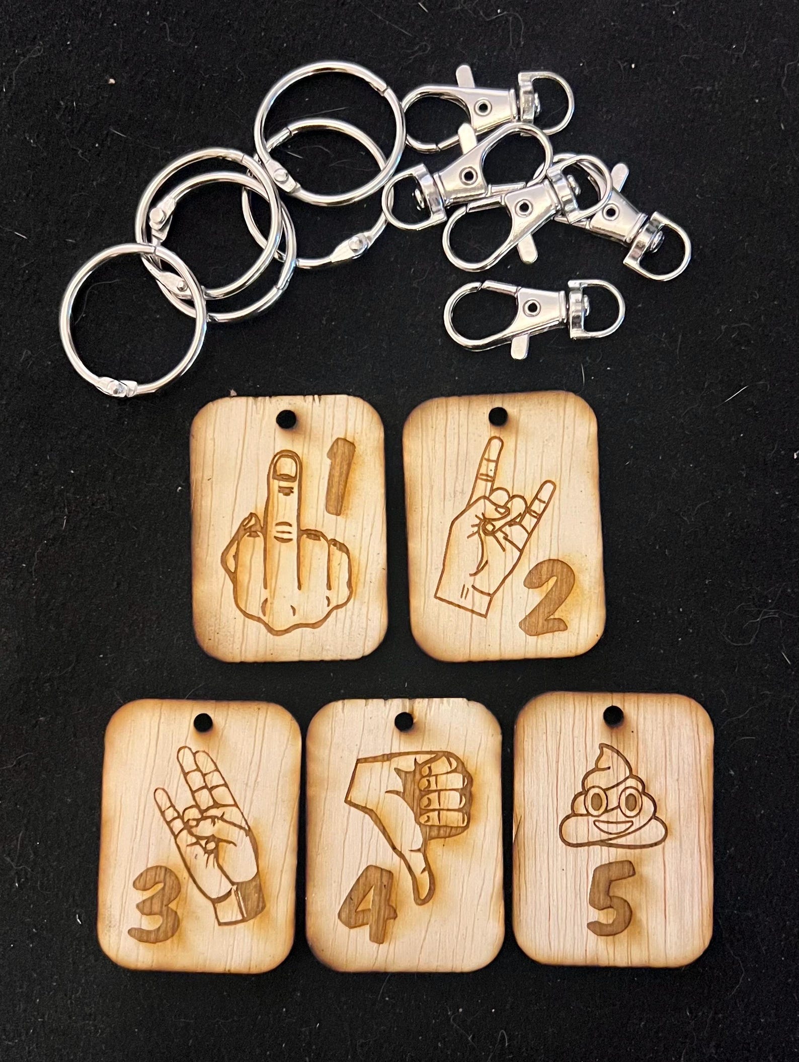 Disc Golf Tags - Buddy Tags - Wood, Engraved - Competition Leisure ...