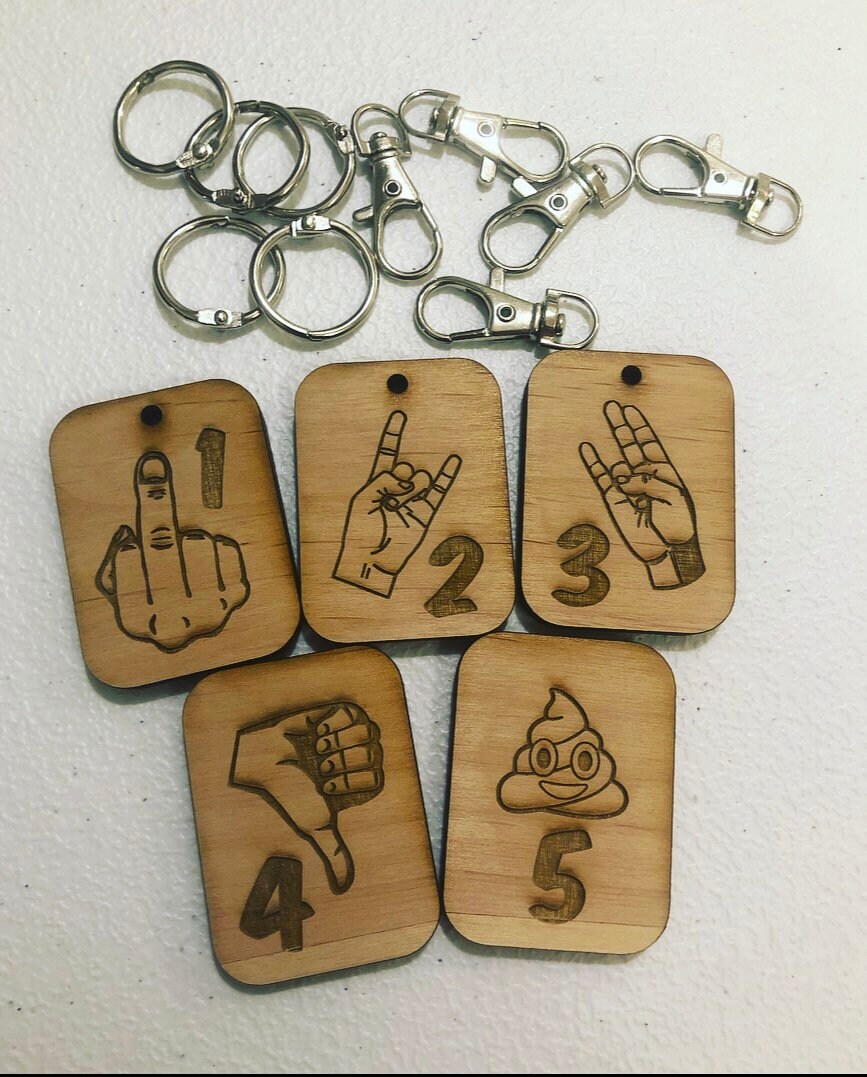 Disc Golf Tags Buddy Tags Wood, Engraved Competition Leisure All Sports ...