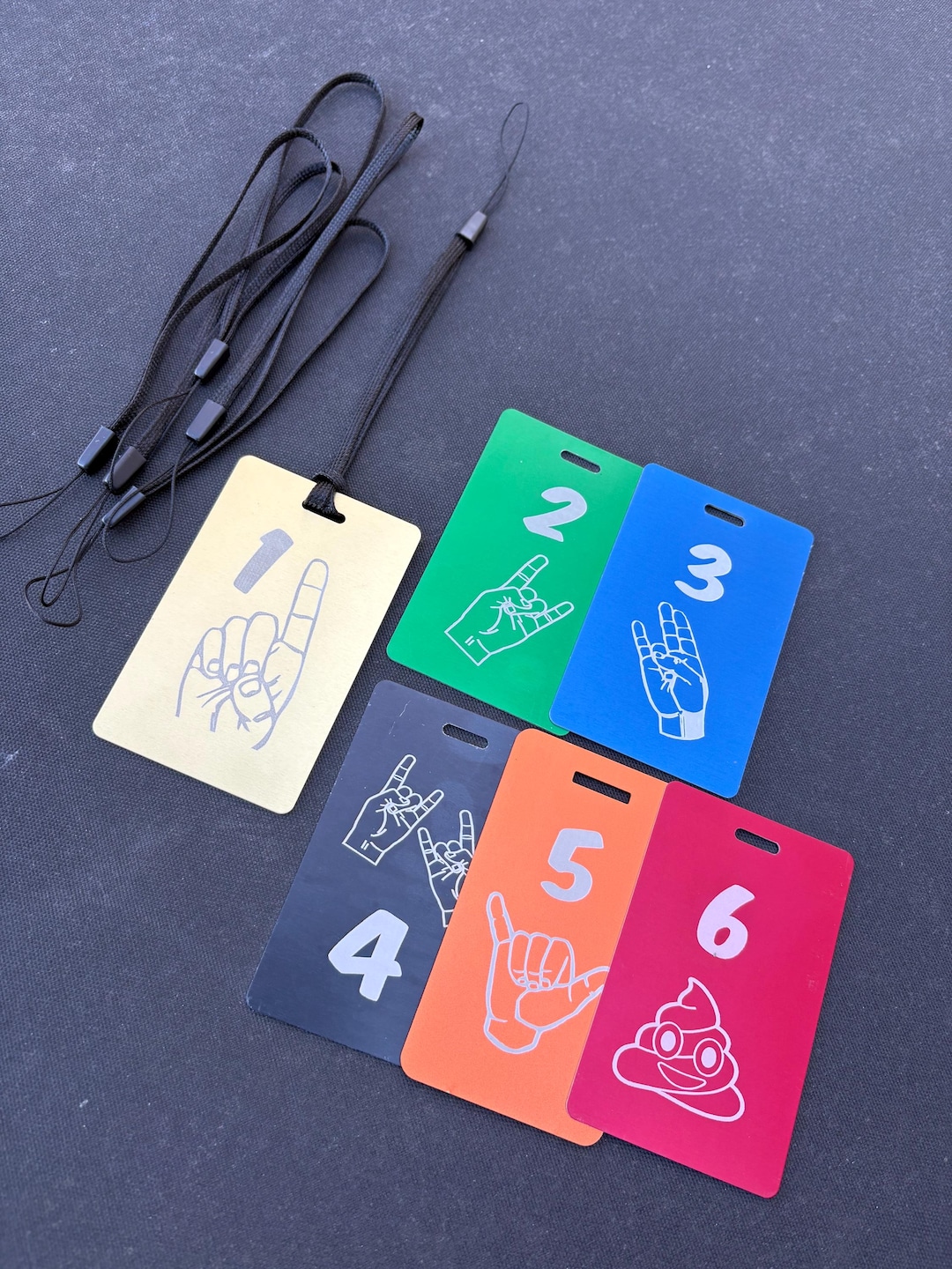 Engraved Aluminum Disc Golf Bag Tags - Set of 6 - Etsy