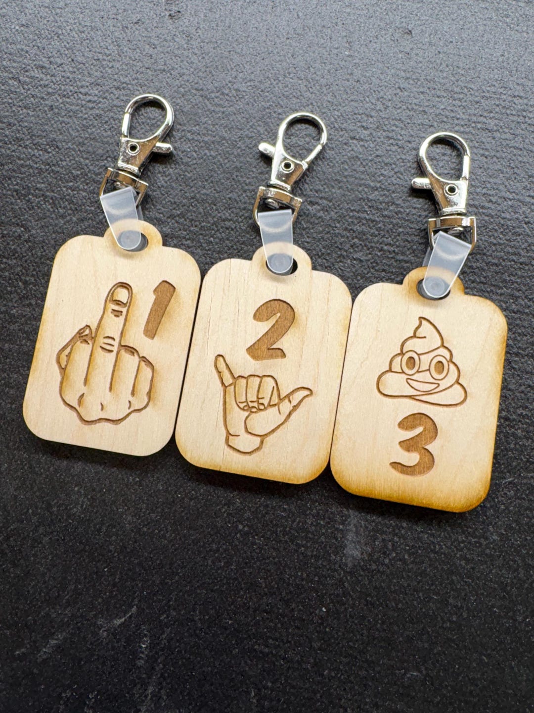 Disc Golf Tags - Wood, Engraved - Competition Leisure Buddy Tags - All ...