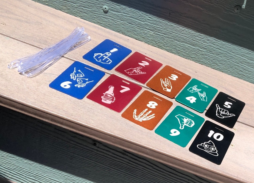 Disc Golf Bag Tags Buddy Competition Tags Engraved, Aluminum Hand ...