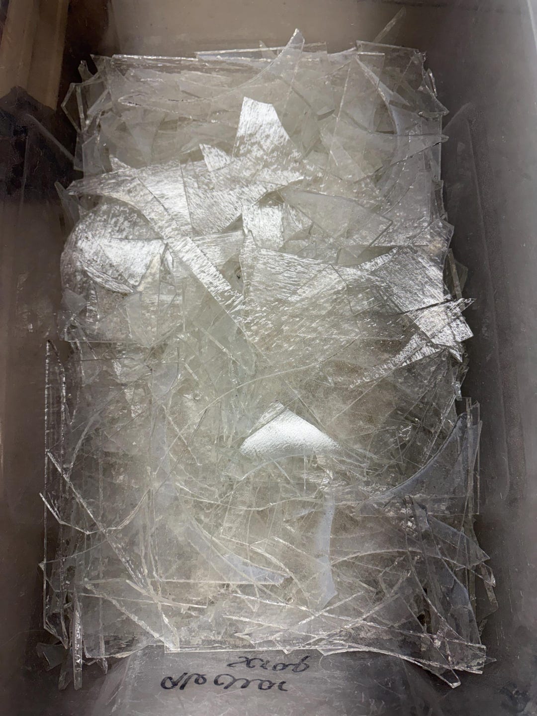 COE 90 - 3 Pound Pack - Fusible Bullseye Tekta Clear Transparent Glass ...