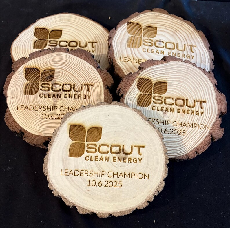 Engraved Wood Tree Slabs - Trophies, Awards, Recognition - Sports ...